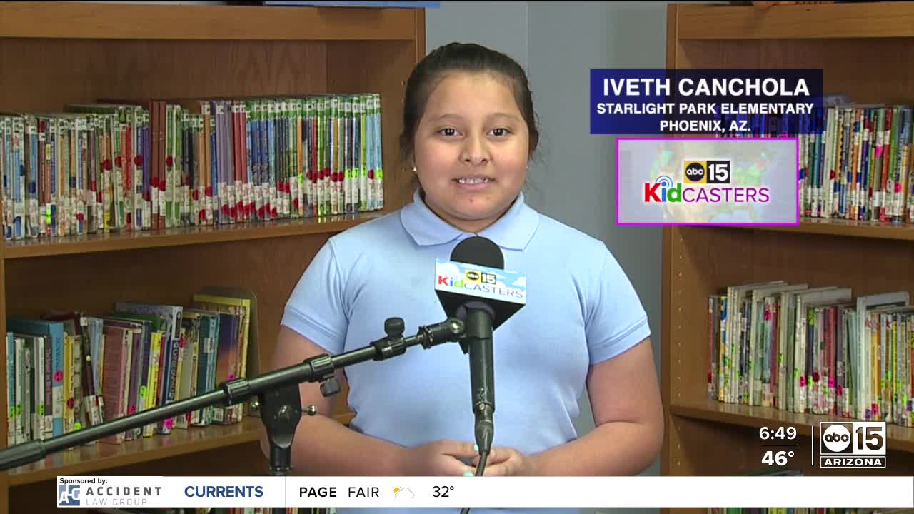 Kidcaster Iveth gives your Friday morning forecast from Starlight Park ...