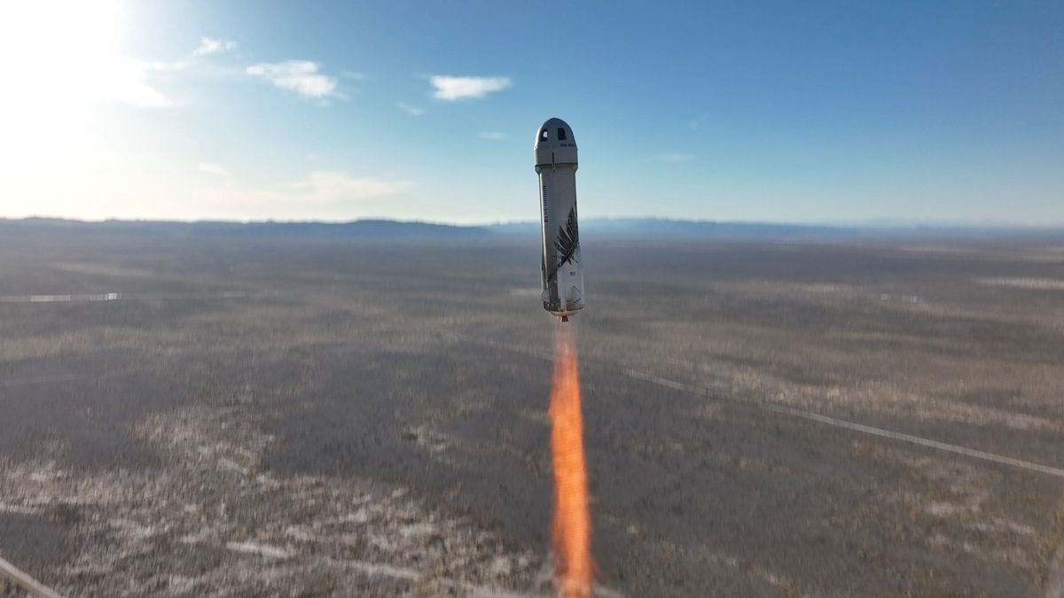 Jeff Bezos's Blue Origin to launch six paying customers on brief flight ...