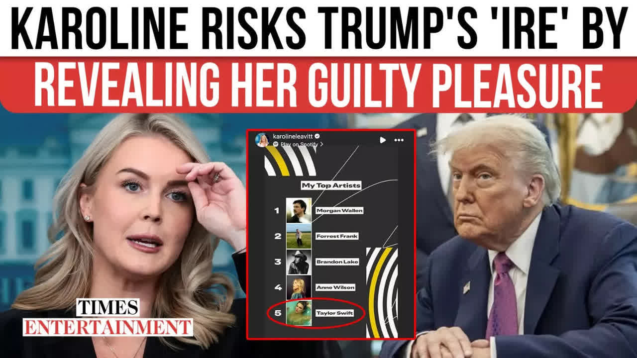 Trump's press secretary is secretly a 'Swiftie'? Leavitt reveals Taylor ...