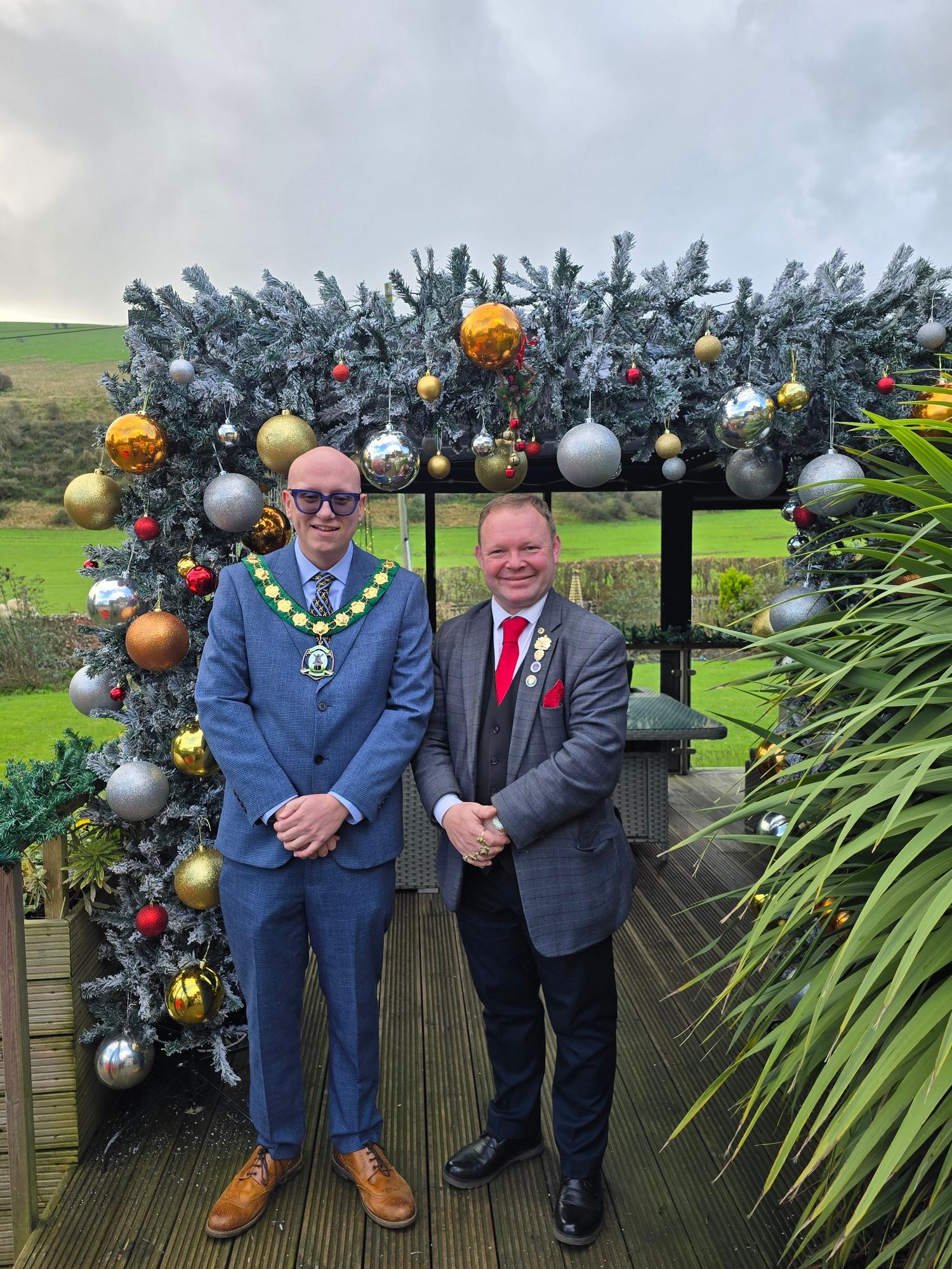 Platinum champion attends Sussex Mayors' Association Christmas lunch