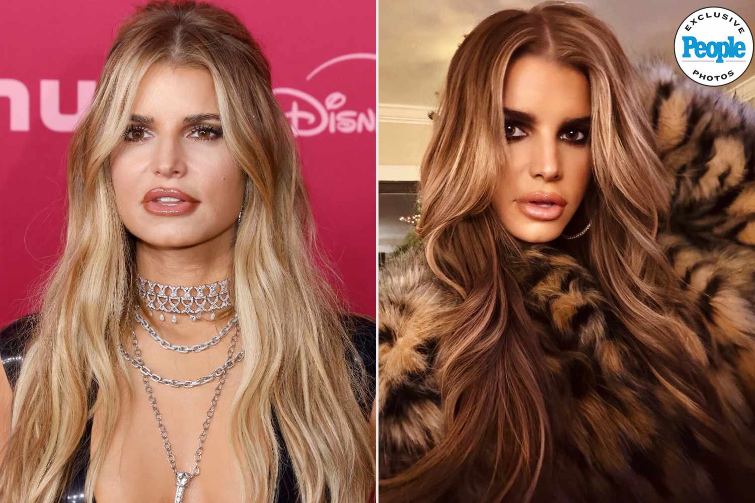 Jessica Simpson debuts bold 'hot chocolate brunette' hair ...