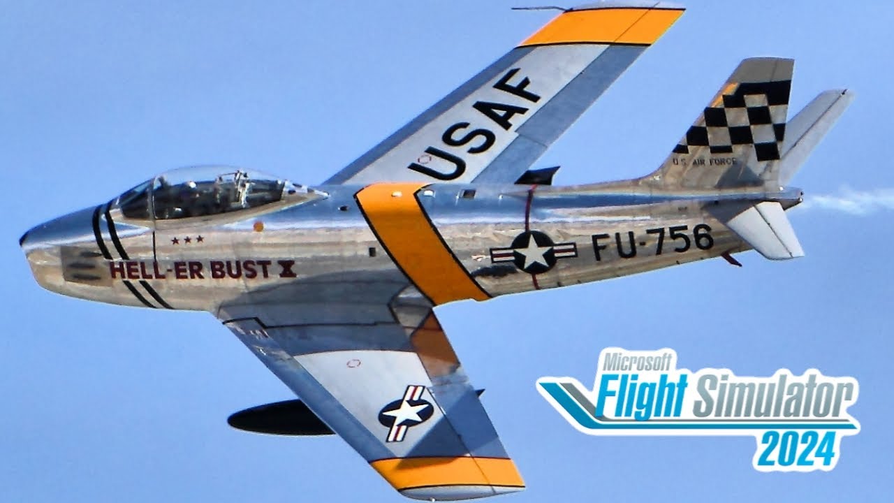 Flying a Korean War jet in MSFS... handling optional