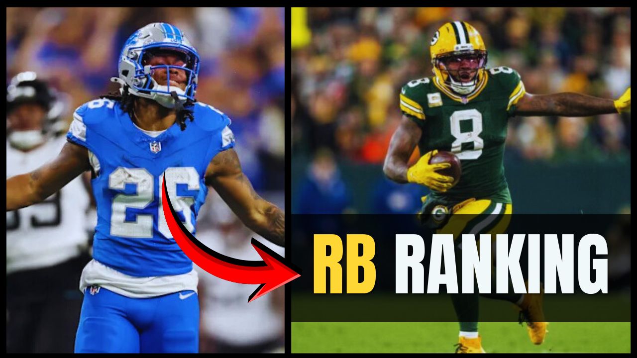 Ranking Top 5 NFL Starting Running Back Featuring Jahmyr Gibbs and ...