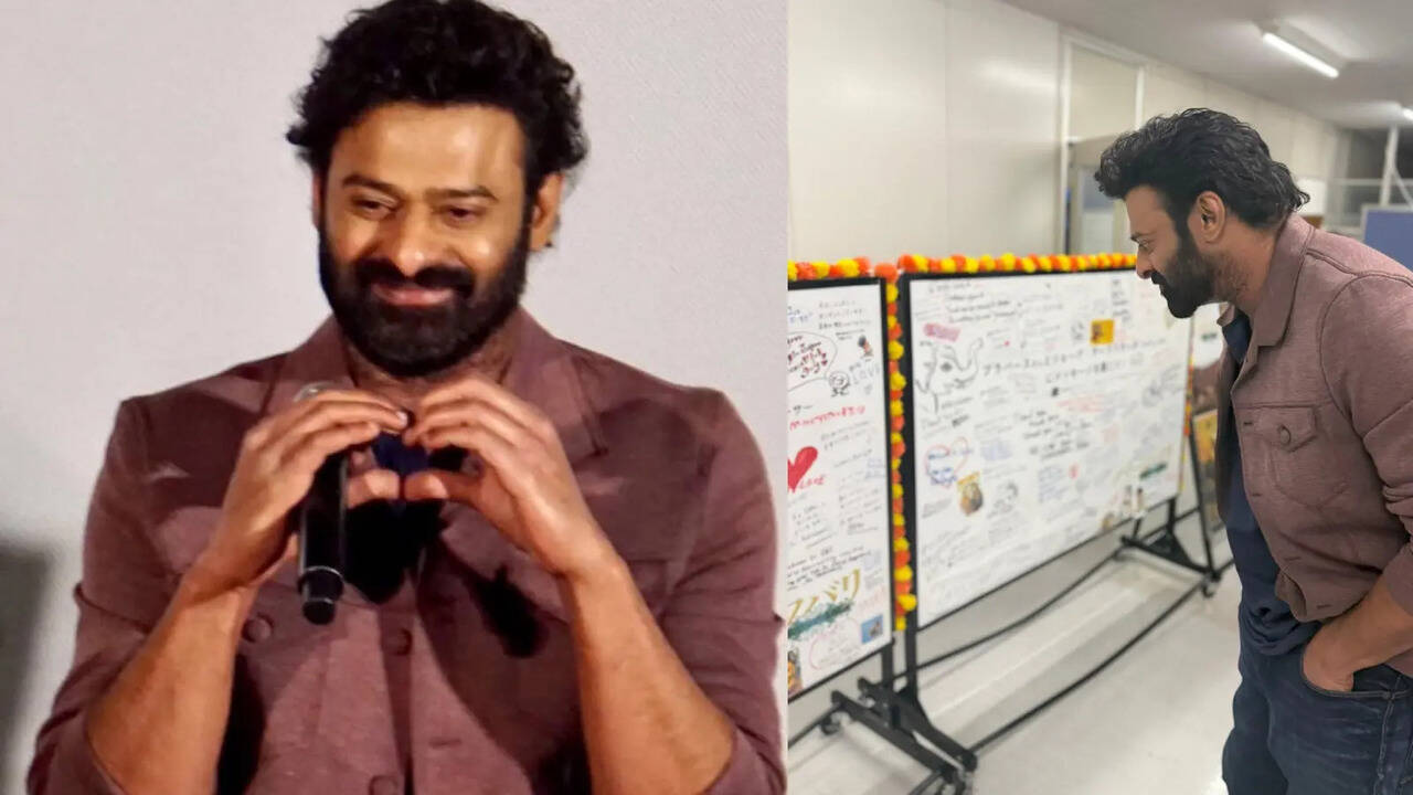 Prabhas Attends Baahubali The Epic Screening In Japan, Call It A 'Dream ...