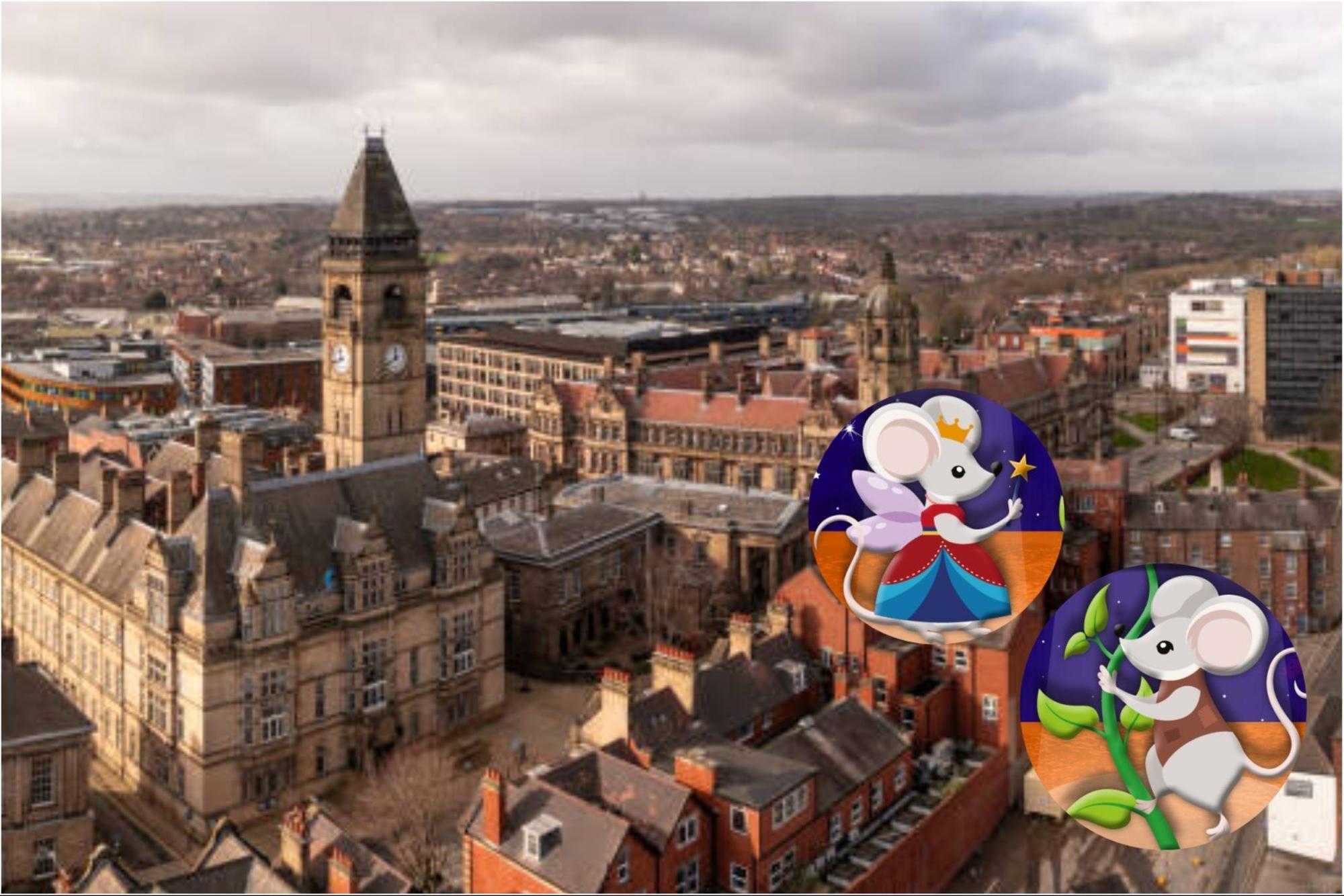 Pantomime mice take over Wakefield as part of new city centre Christmas ...