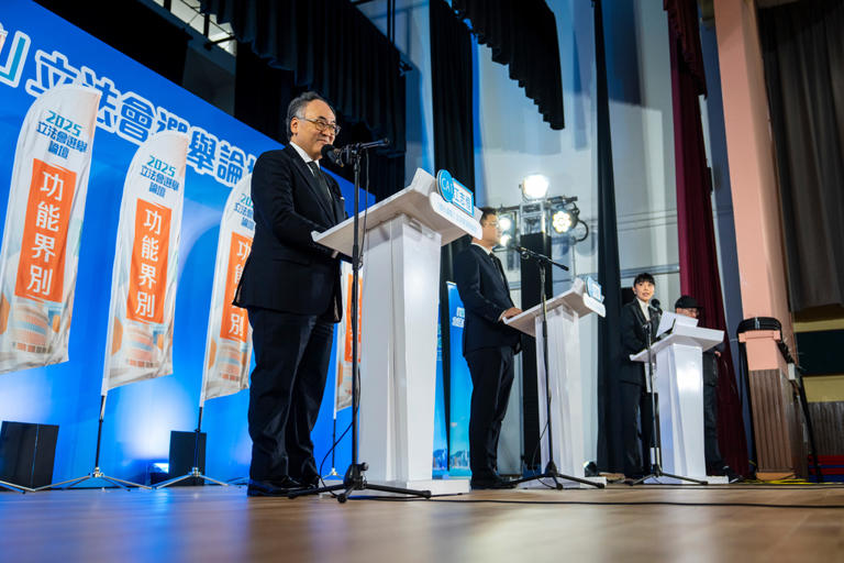Hong Kong holds a legislative election Sunday after a fire raised ...
