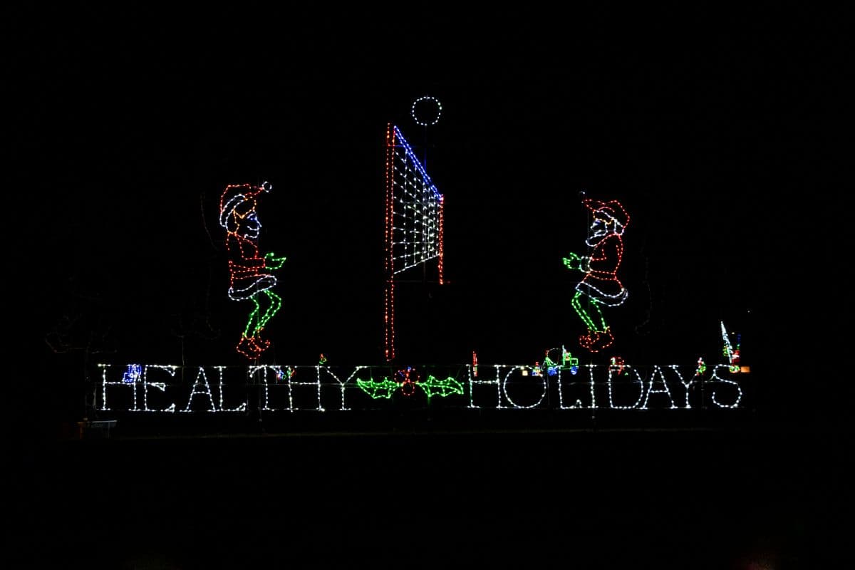 Fantasy of Lights at Lighthouse Point Park in New Haven, CT