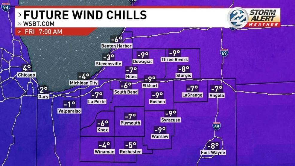 Sub-zero temperatures expected Friday morning; remember to bundle up ...