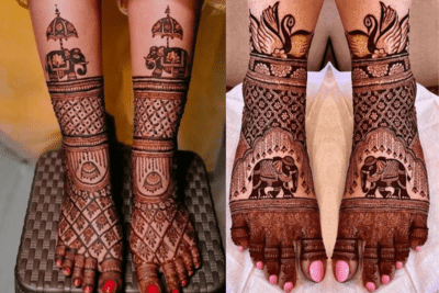 These latest foot mehndi designs will enhance the bride's bridal glow ...