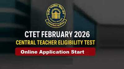 CTET February 2026 online application now open