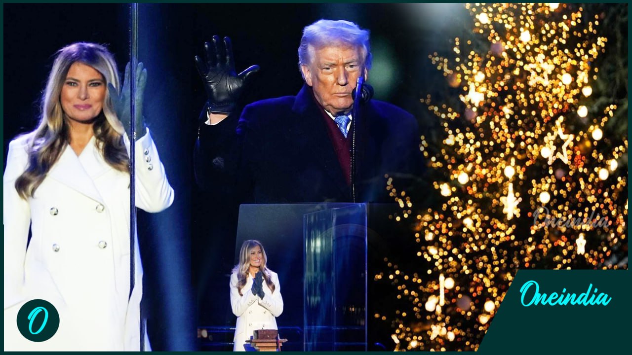 Trump, Melania light national Christmas tree as stars kick off 2025 ...