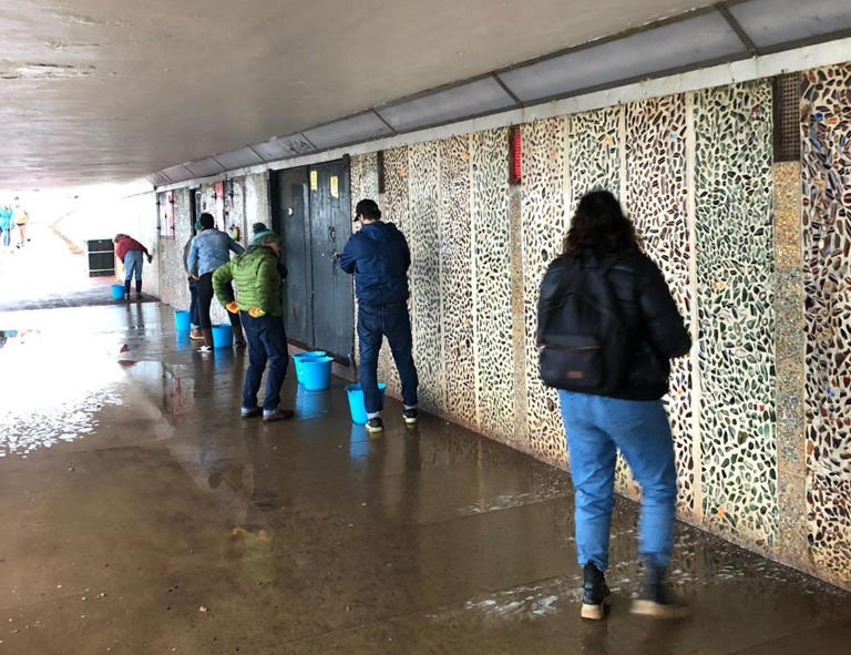 Join winter solstice glass polishing party at Bottle Alley in Hastings