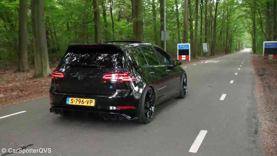 431HP decat Volkswagen Golf 7R - crazy launches and DSG sounds