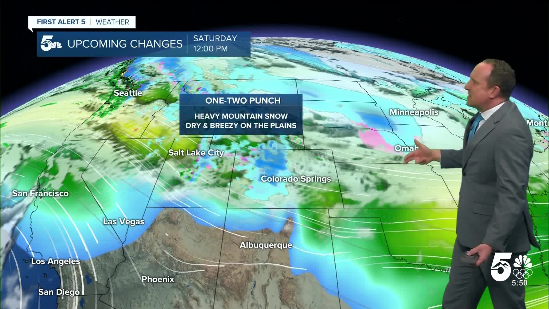 Fog and patchy black ice Friday morning as snow returns to the mountains