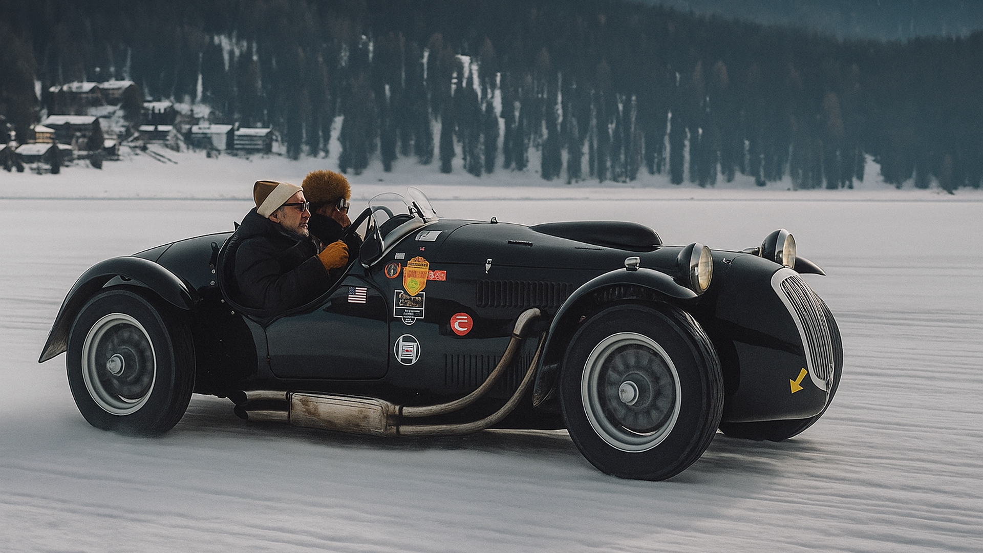 Frazer Nash MKII classic racing car at ICE