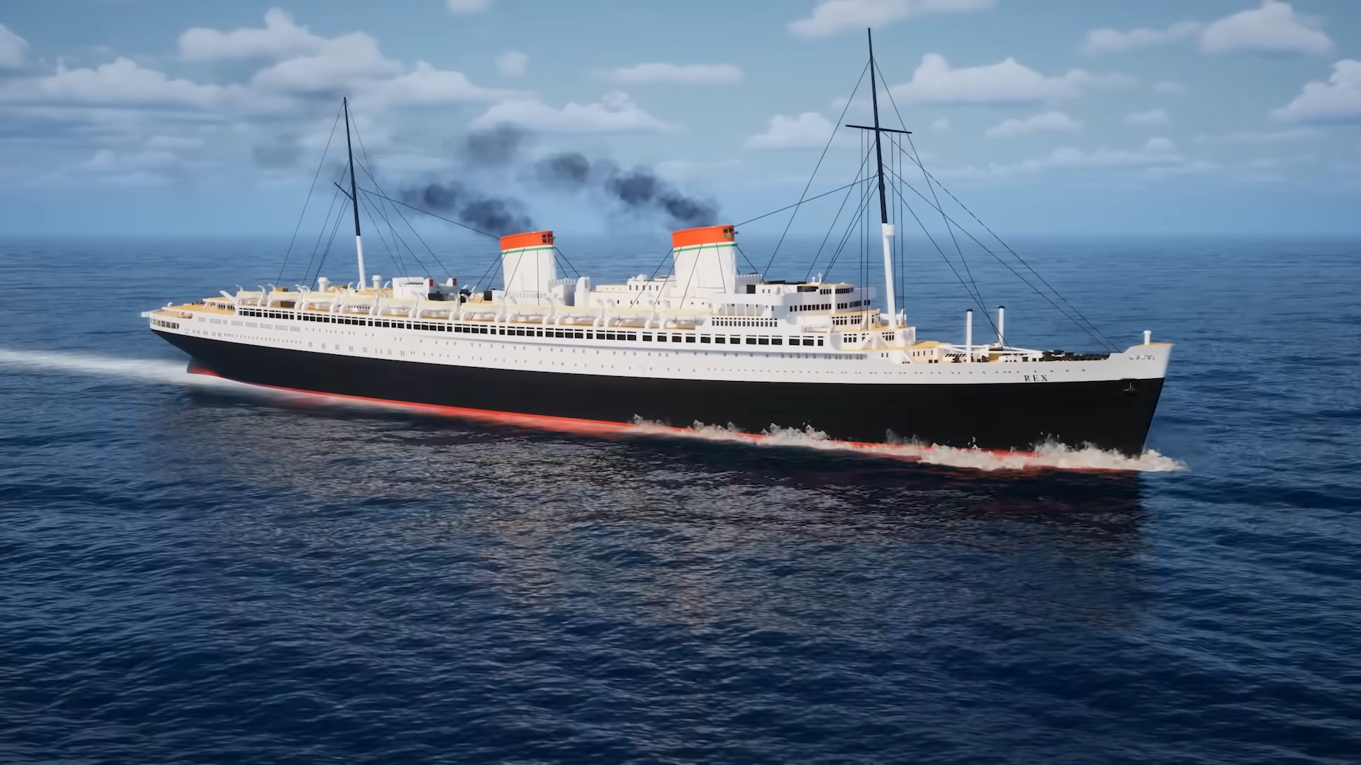 What made the SS REX a naval target in both peace and war