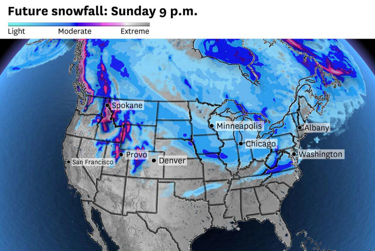 Winter weather will be everywhere but California this weekend. Here's why