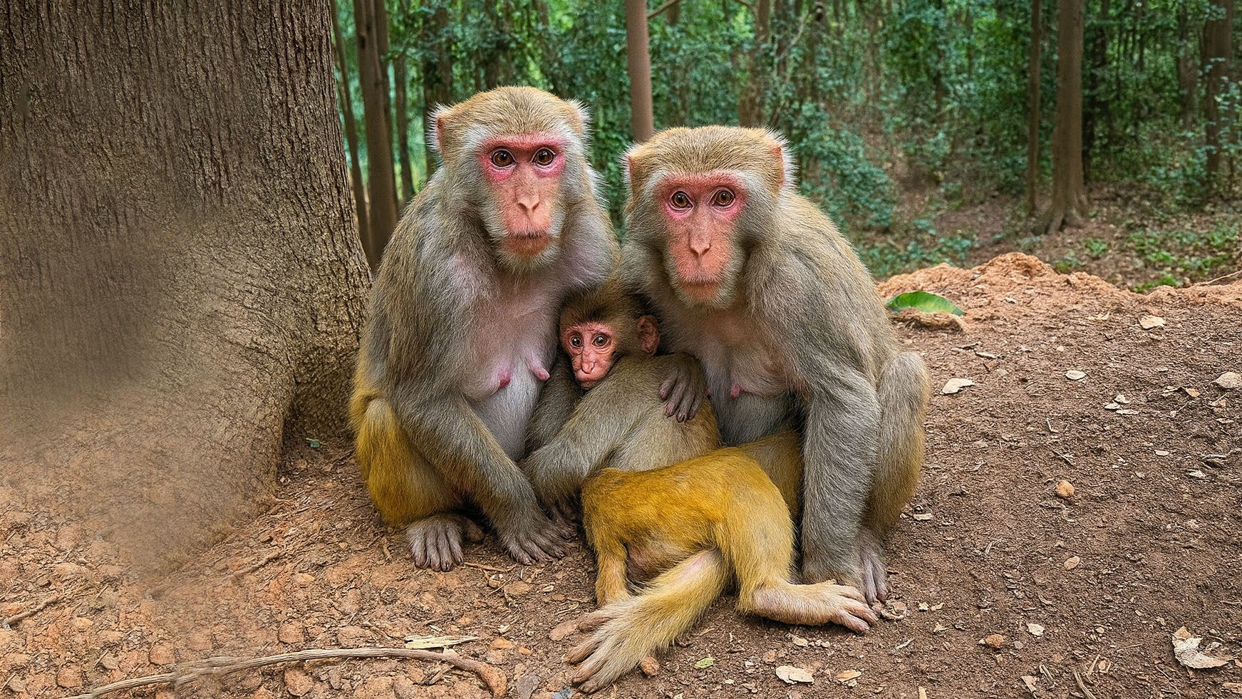 What's it like in a big monkey family?