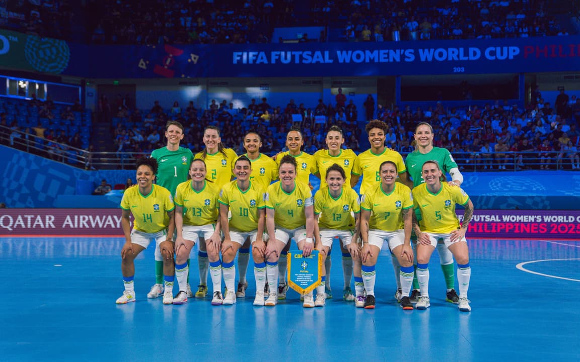 Ao vivo: Brasil x Espanha na semi da Copa do Mundo Feminina de Futsal