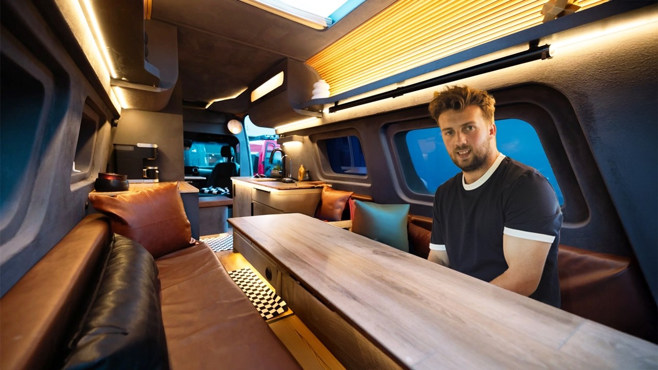 My high-tech van is nicer than most apartments
