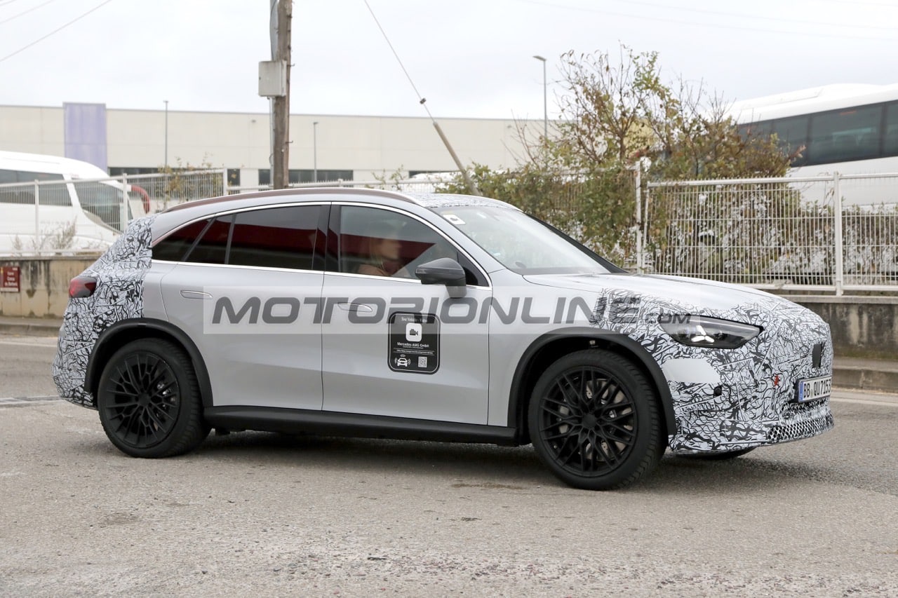 Mercedes-AMG GLC: l’elettrica ad alte prestazioni [FOTO SPIA]
