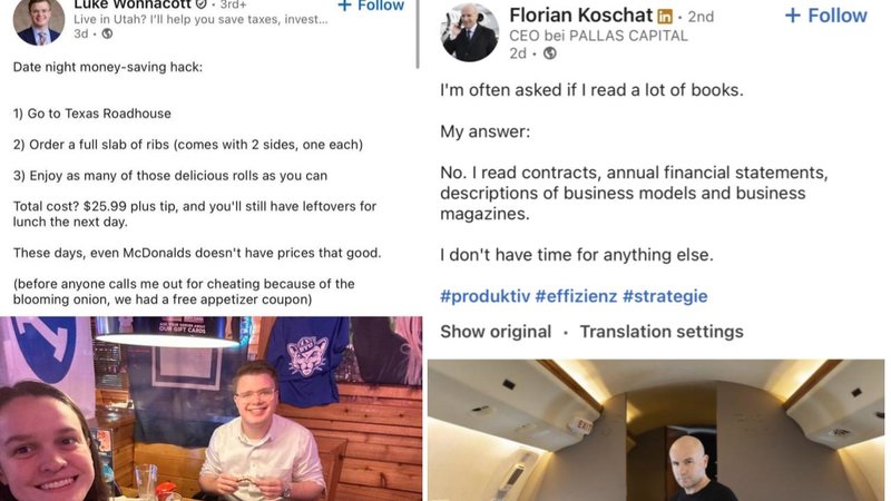 These LinkedIn lunatics are delusional