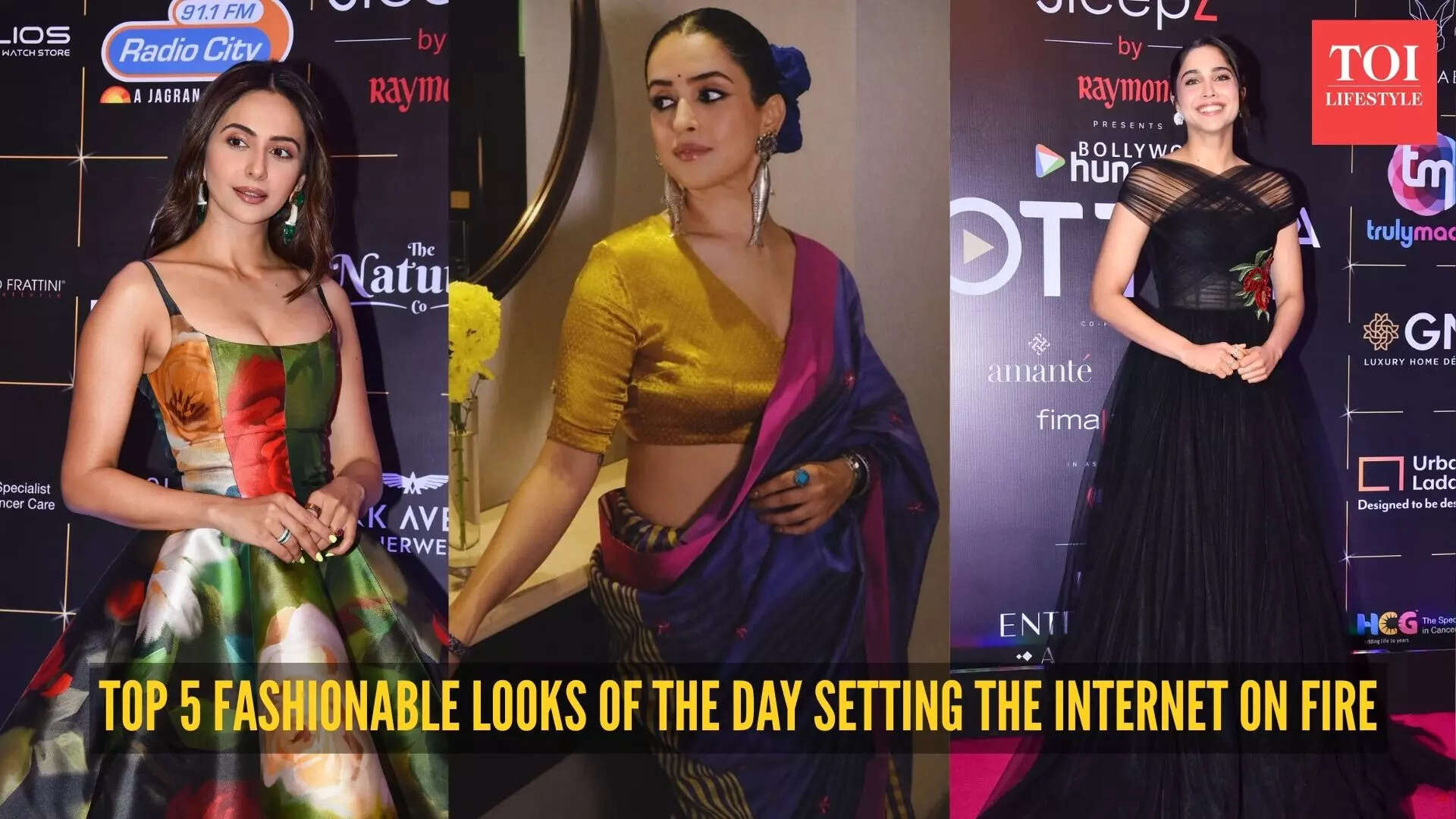 Rakul Preet Singh to Sanya Malhotra: Today’s 5 most fashionable outfits ...