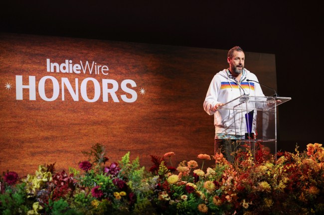Adam Sandler looks back on his early days in Hollywood at IndieWire Honors