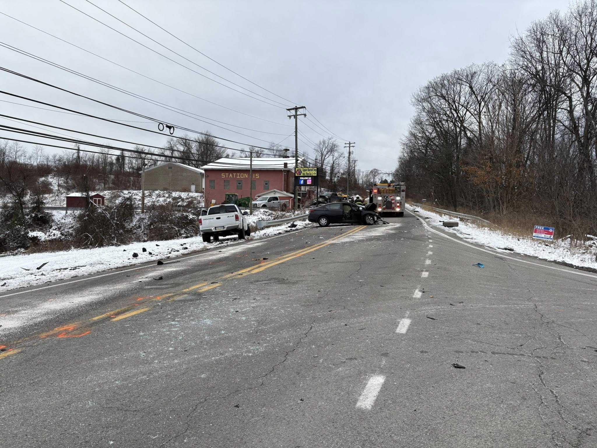 1 dead, 1 injured after morning crash in Westmoreland County