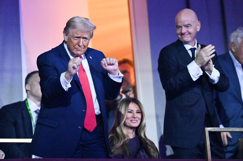 Trump grins and dances to YMCA at World Cup draw as fans fume 'game has ...