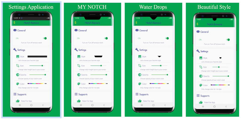Mejores aplicaciones y trucos para ocultar el notch en Android