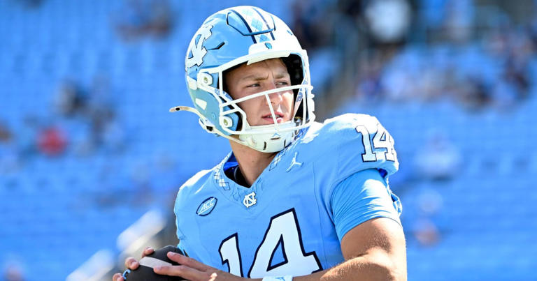 North Carolina quarterback Max Johnson plans to enter NCAA transfer portal