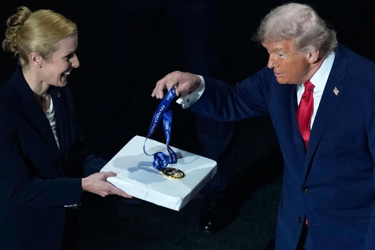 FIFA gives Trump a peace prize in a departure from its traditional ...
