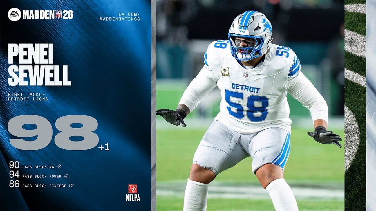 Madden NFL 26's 99 club loses a member in latest update