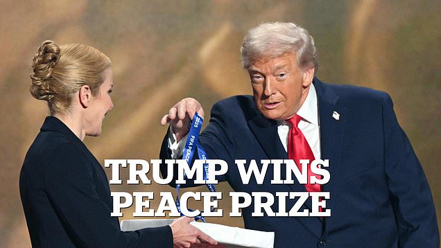 FIFA awards President Trump their first-ever peace prize