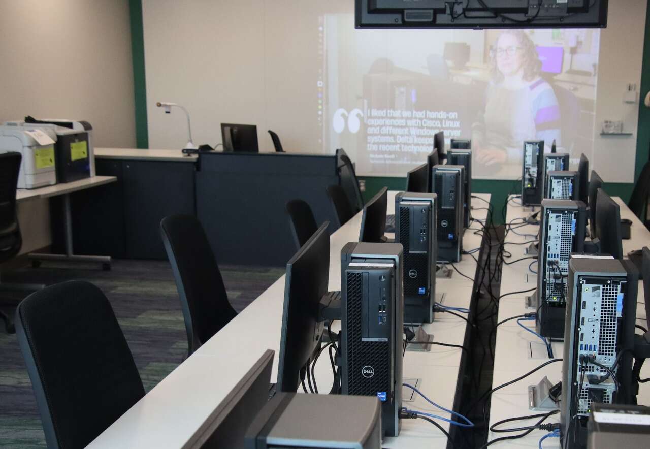 Delta dedicates $6.7M renovated computer science wing