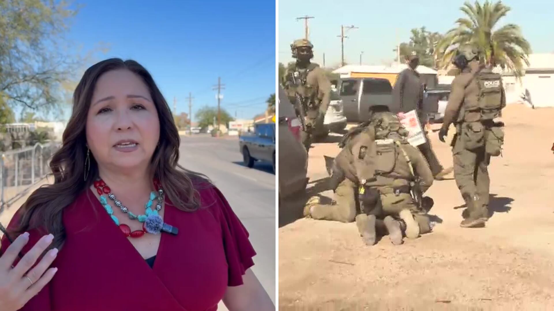 Two facing federal charges following protest during raid at Taco Giro ...