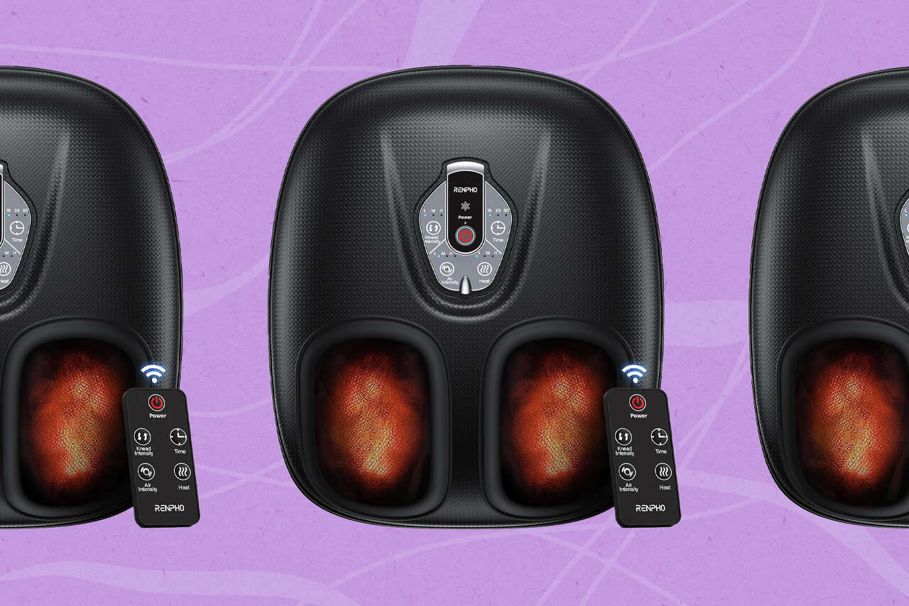 Renpho's foot massager is down to an all-time low price of $80 right now