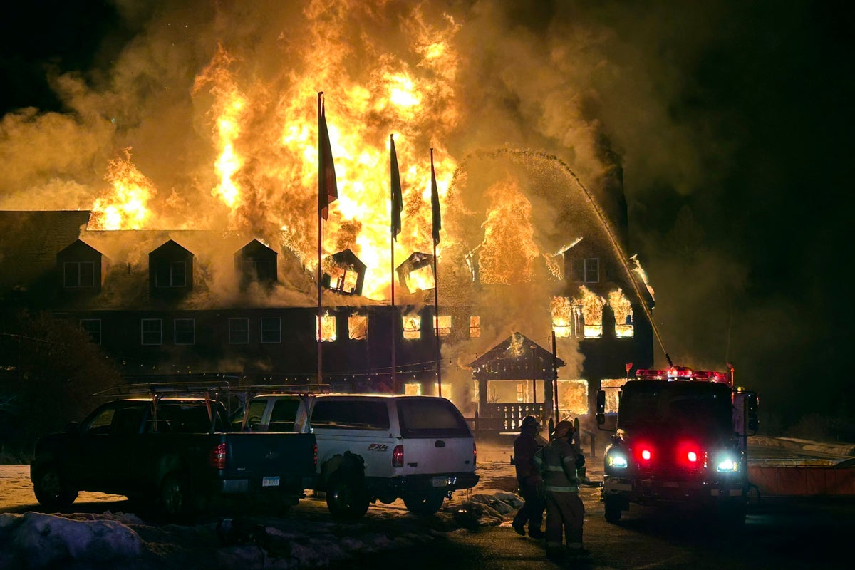 Resort owner charged with arson after 'jokes about burning it down'