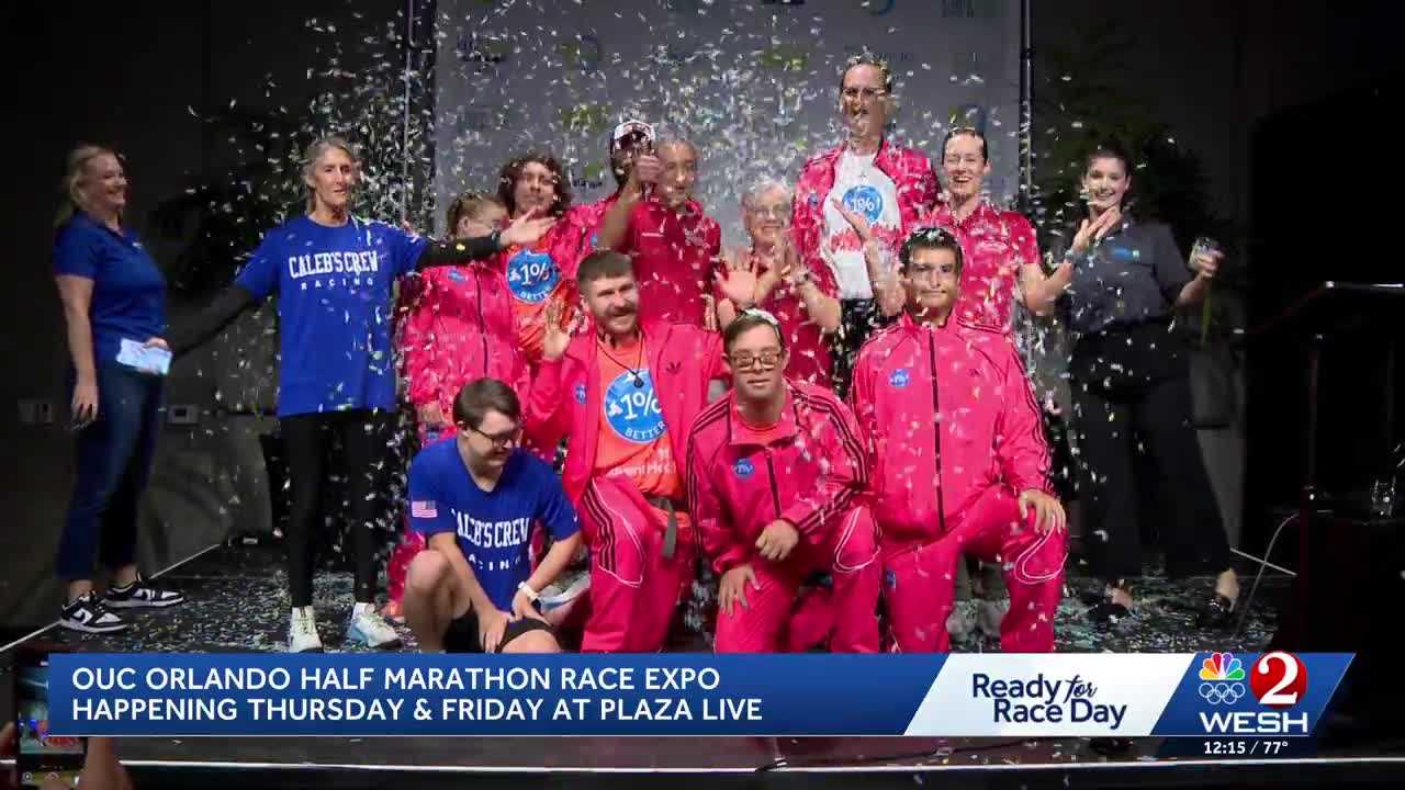 Runners prepare for OUC Orlando half marathon with expo at Plaza Live