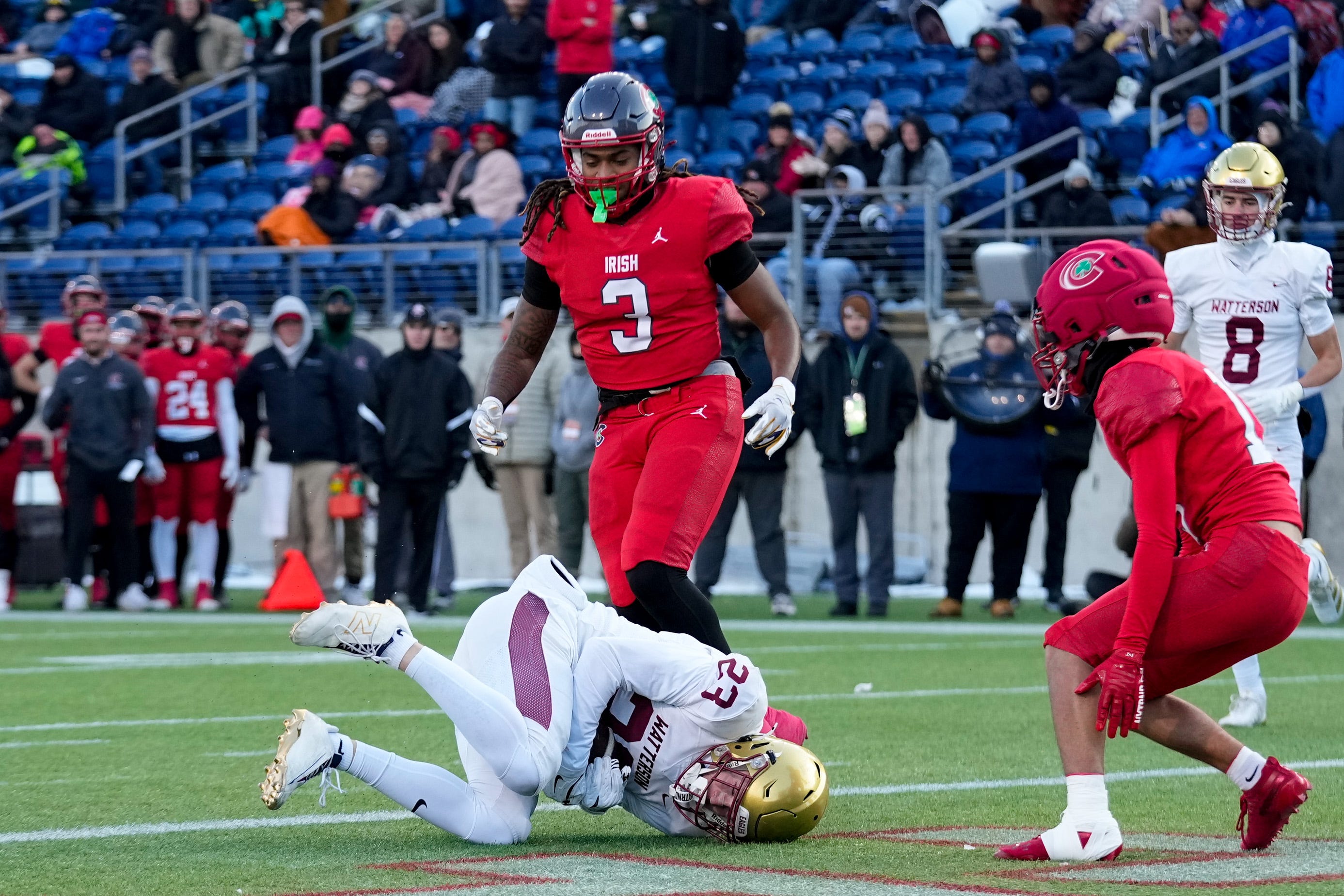 Watterson football's depth, versatility stand out in state final win