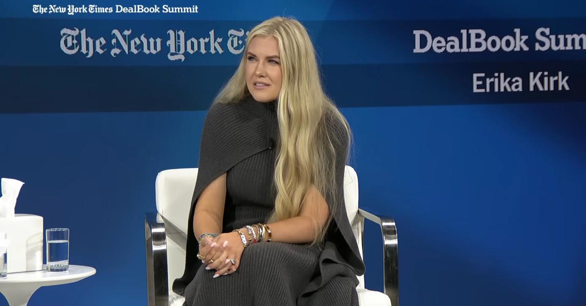 Erika Kirk shockingly insists Charlie's murder wasn't a gun problem ...
