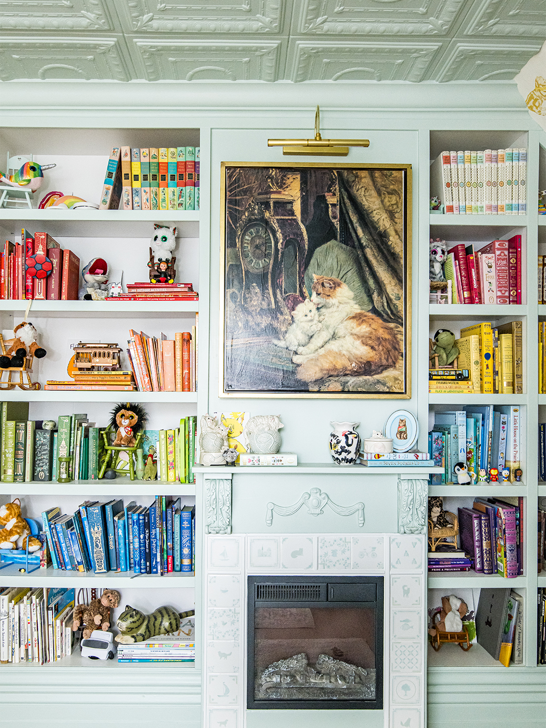 Don't scrape off your popcorn ceiling—hide it