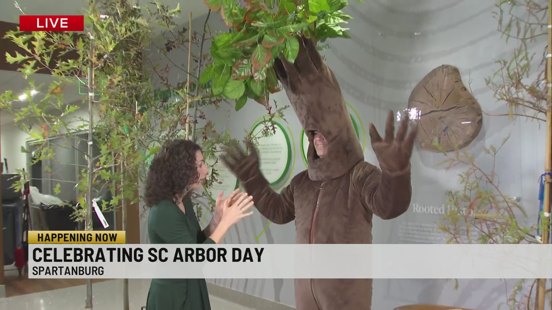 TreesUpstate and partners planting trees to celebrate SC Arbor Day