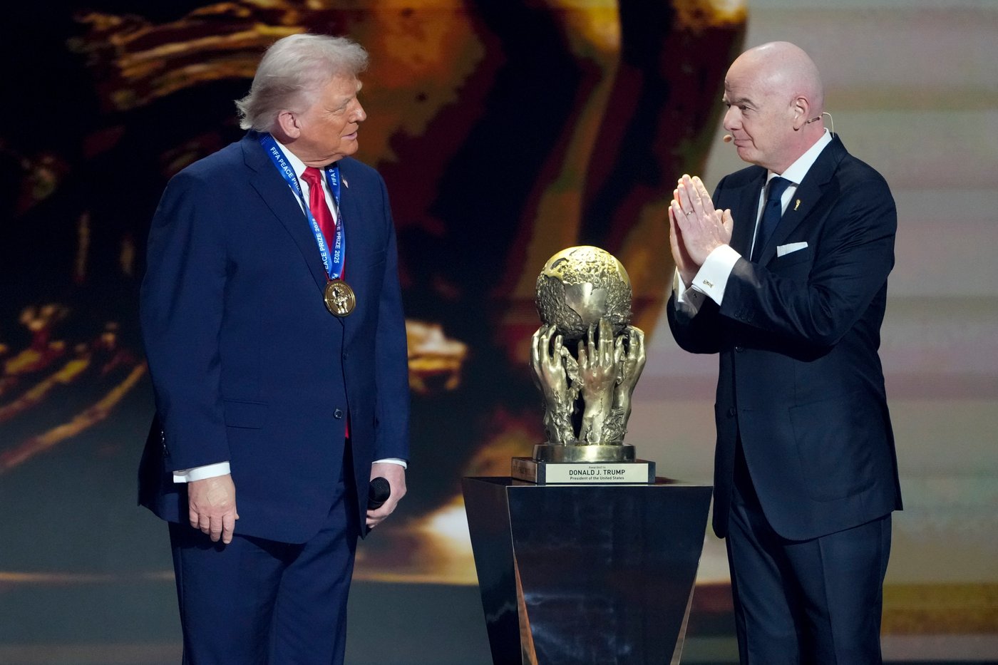 FIFA gives Trump a peace prize in a departure from its traditional ...