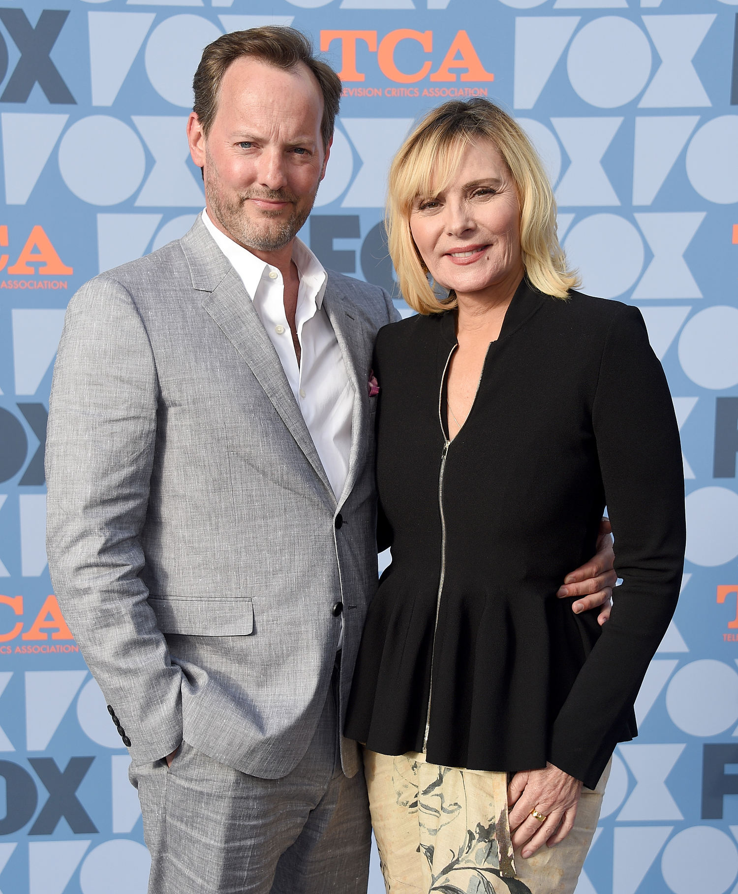 Who is Kim Cattrall's husband, Russell Thomas?