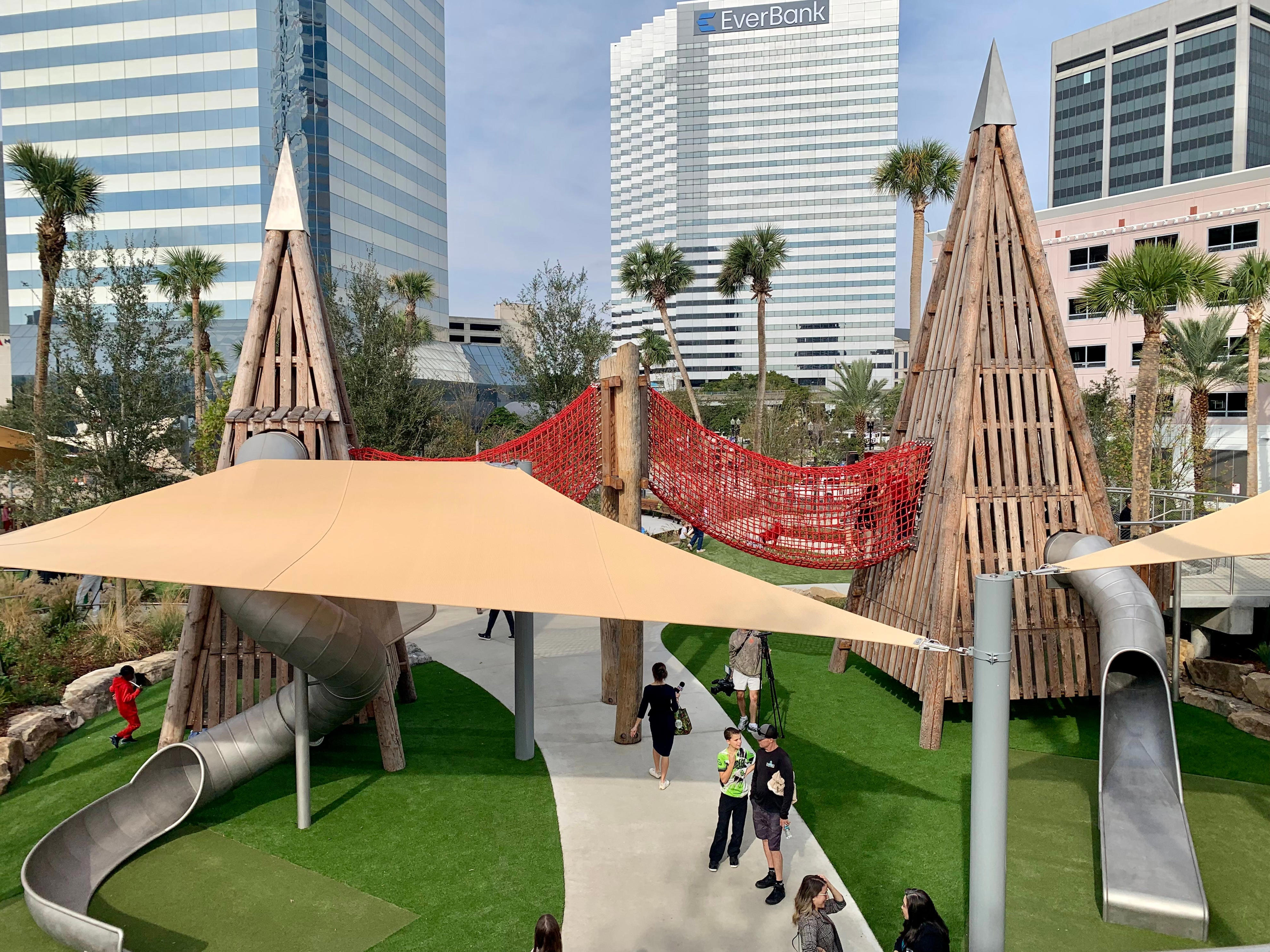 Riverfront Plaza officially opens on former Jacksonville Landing site