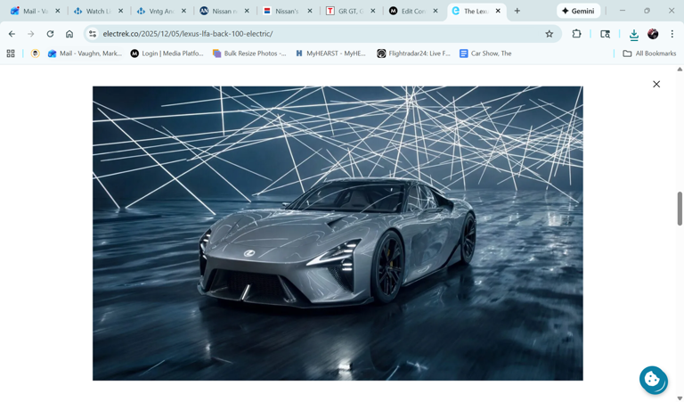 Check out the new Toyota GR GT, Toyota GR GT3, and Lexus LFA concept