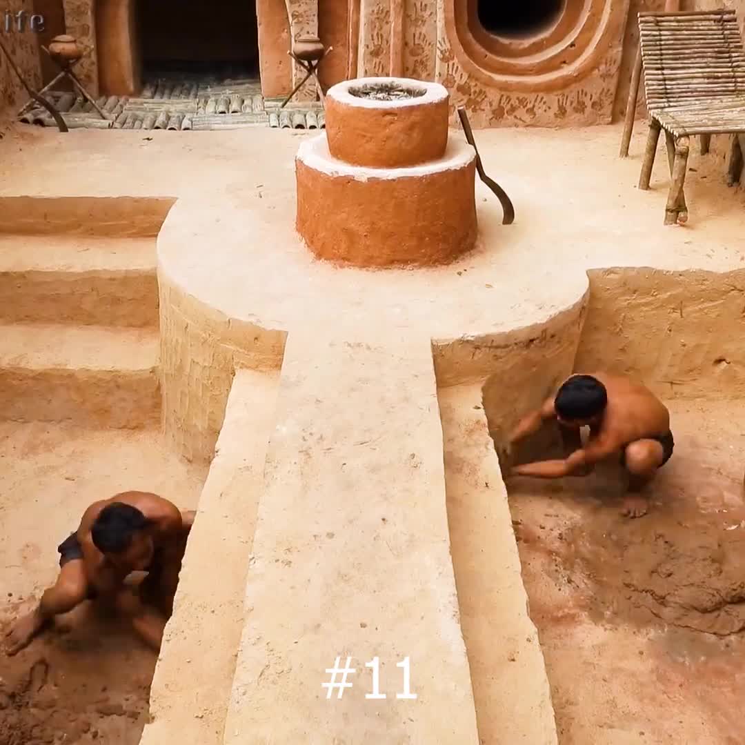 How did they build this underground house?