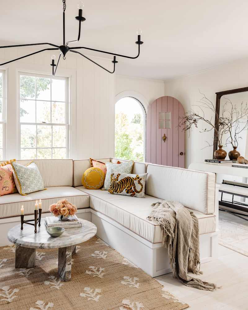 An 87-year-old 'dated bachelor pad' got the dreamiest designer makeover